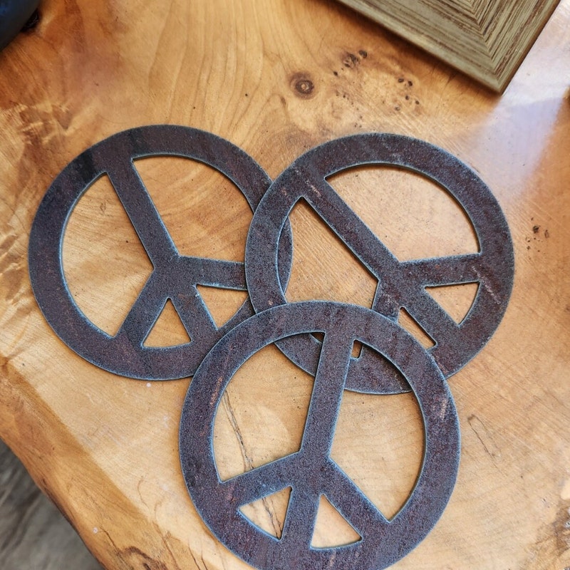 Mosaic Peace Sign - Etsy