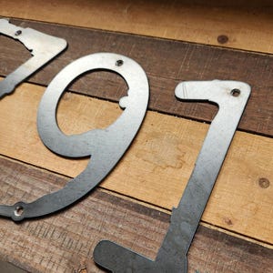 Rustic Metal Letters Recycled Steel 6 Inch Tall Recycled Steel Custom ...