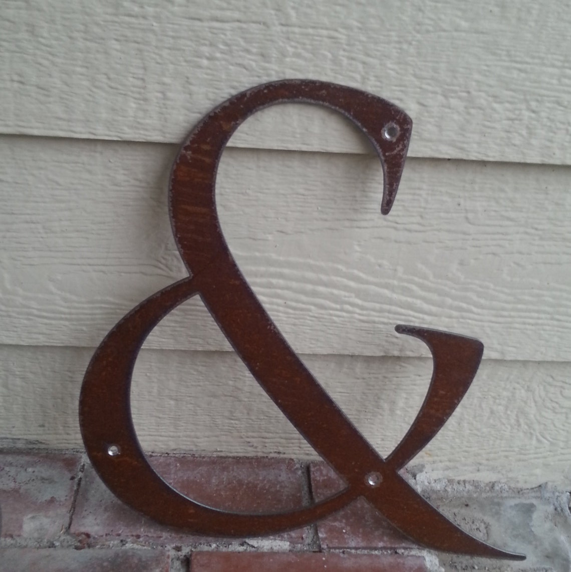 Rustic Metal Letters Recycled Steel 6 Inch Tall Recycled Steel - Etsy