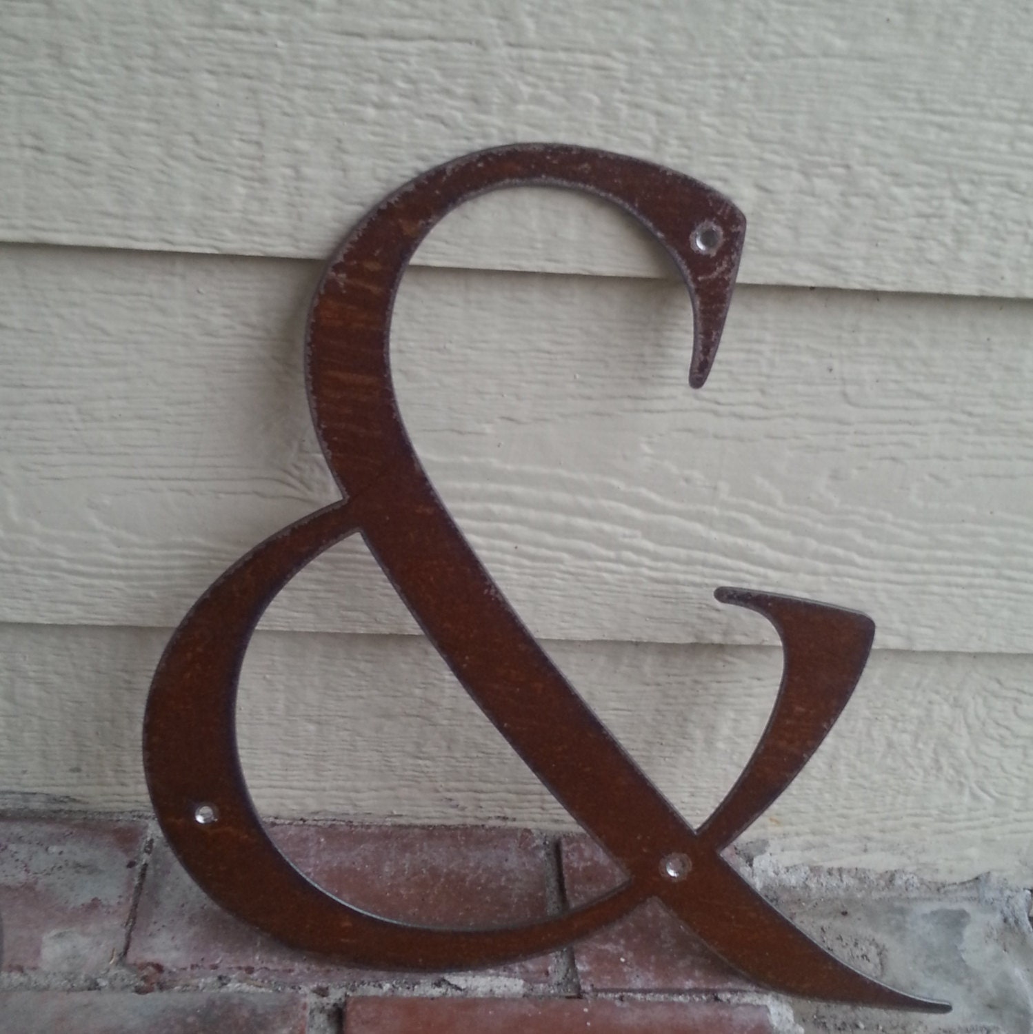 Rustic Metal Letters Recycled Steel 6 Inch Tall Recycled Steel - Etsy