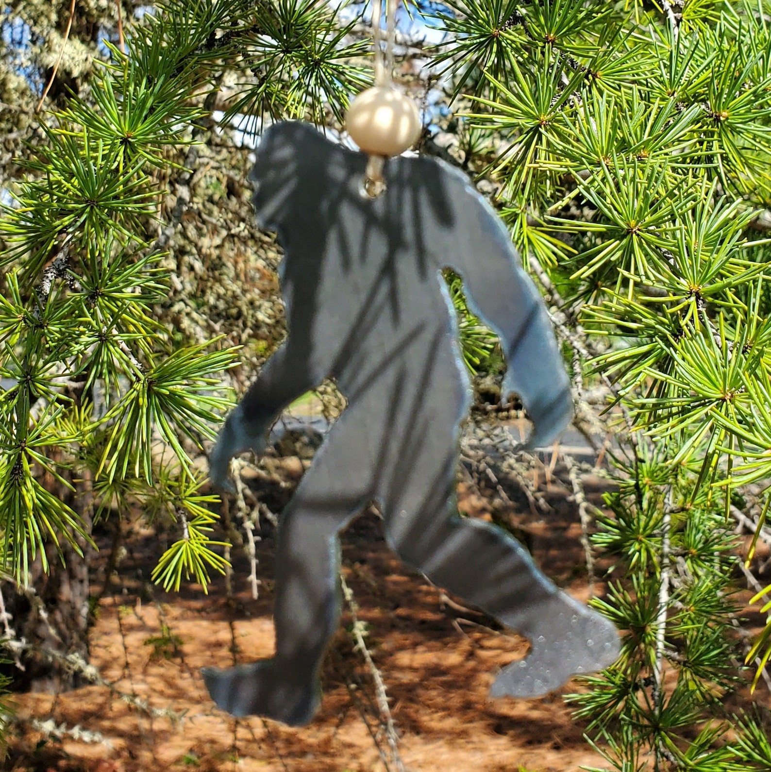 Sasquatch Set of 3 Rustic Steel Ornaments Tree Ornaments - Etsy
