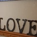 Rustic Metal Letters Recycled Steel 6 Inch Tall Recycled Steel Custom ...
