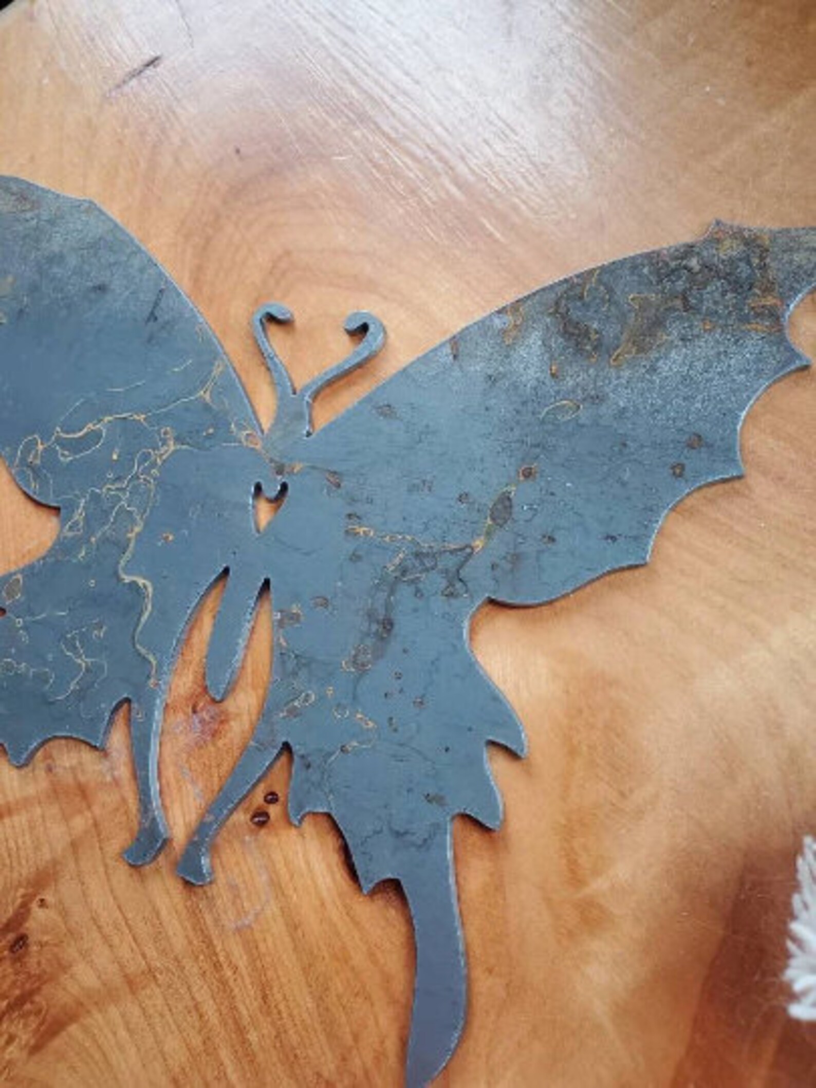 Rustic Butterfly Recycled Steel Metal Art 13 Custom Rusty Butterfly - Etsy