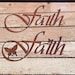 Faith Sign Custom Rustic Steel Recycled Metal Welcome Sign - Etsy
