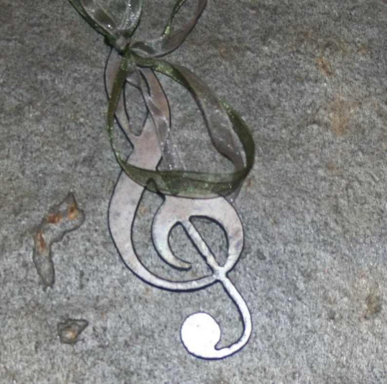 Treble Clef Ornament Pendant Decoration - Etsy