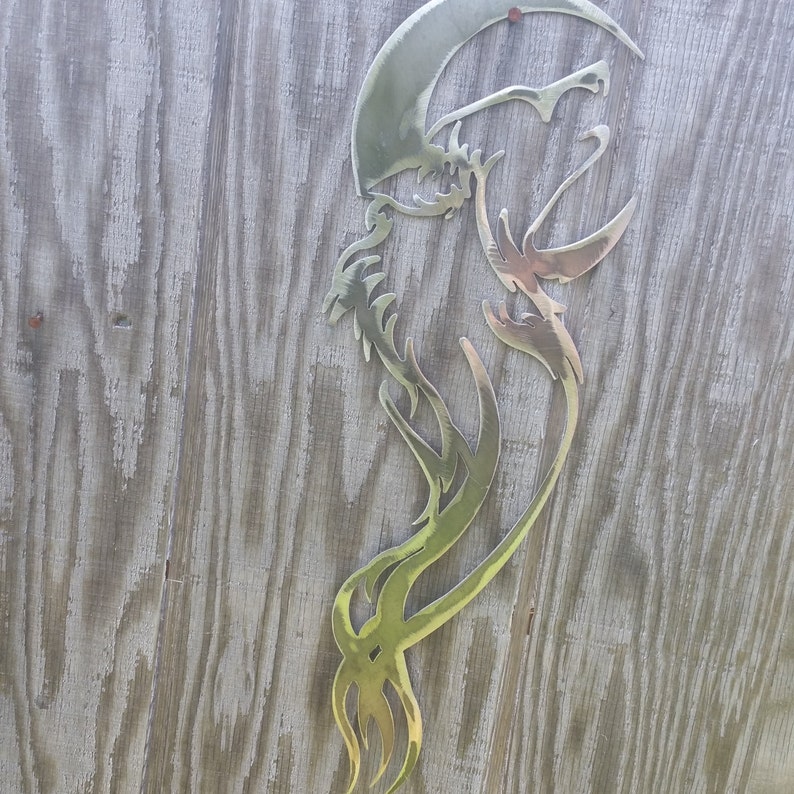 Tribal Wolf Wall Art Recycled Steel Wolf Indoor Outdoor Art - Etsy