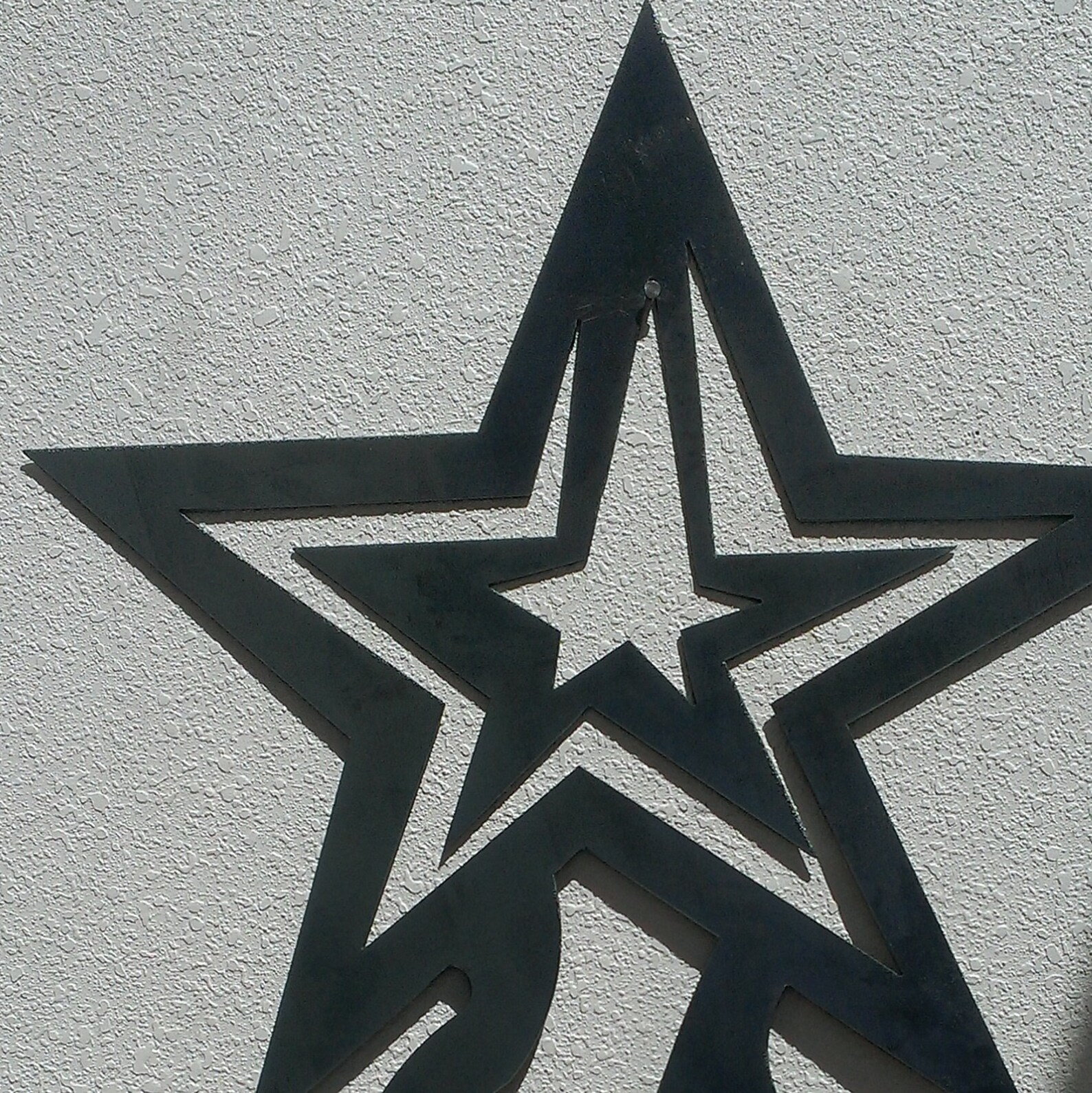 Rustic Shooting Star Recycled Metal Art 24 Steel Star | Etsy