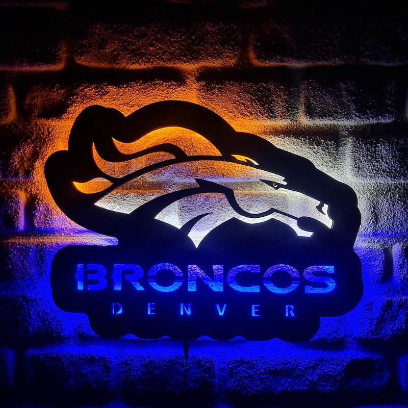 Denver Broncos Signs - Etsy