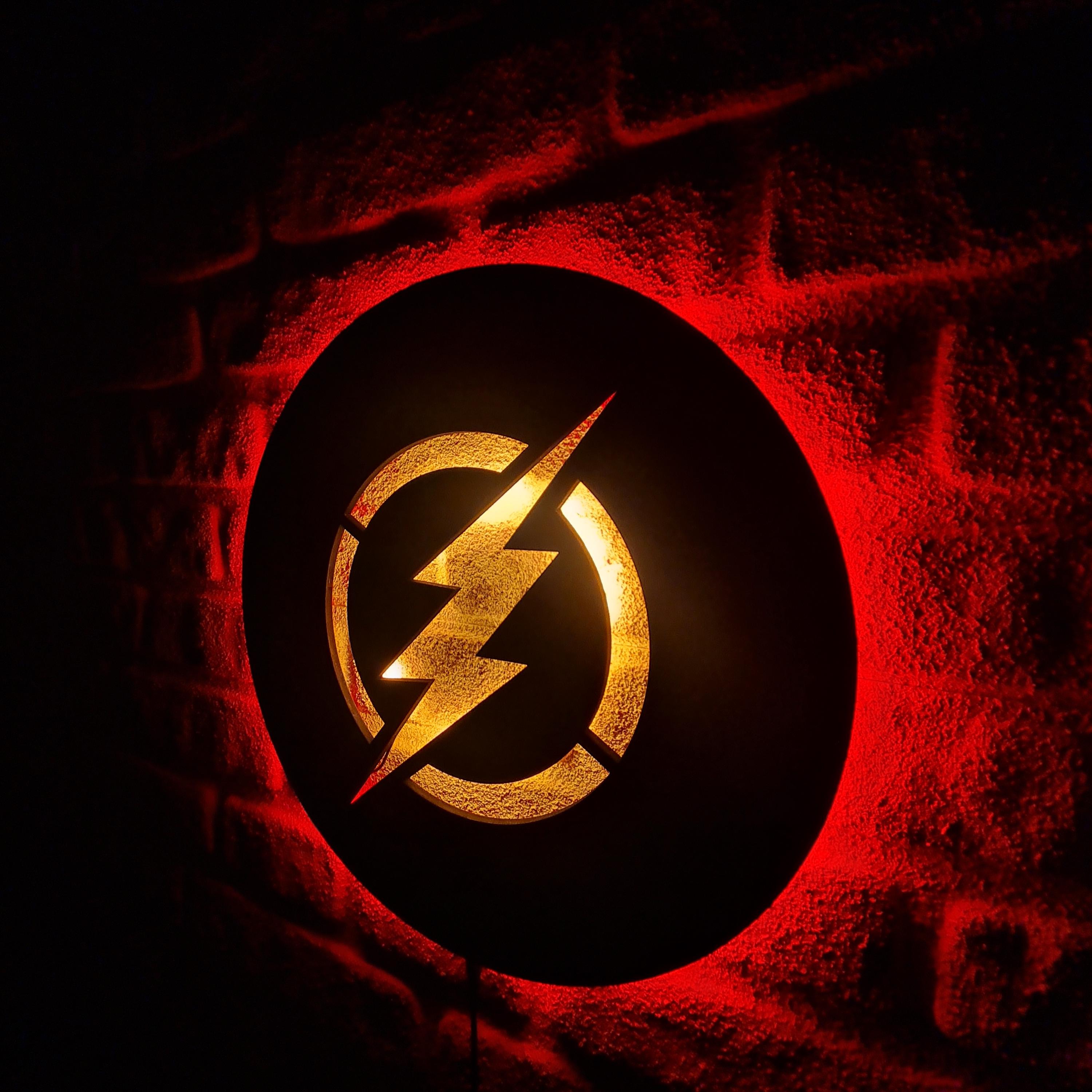LED Lighted the Flash Sign, Stylish Wall Decor With Lights for Flash ...