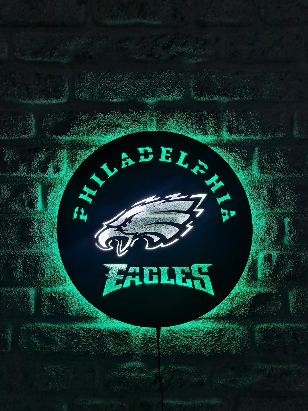 Philadelphia Eagles LED Lighted Sign, American Football Team Emblem ...