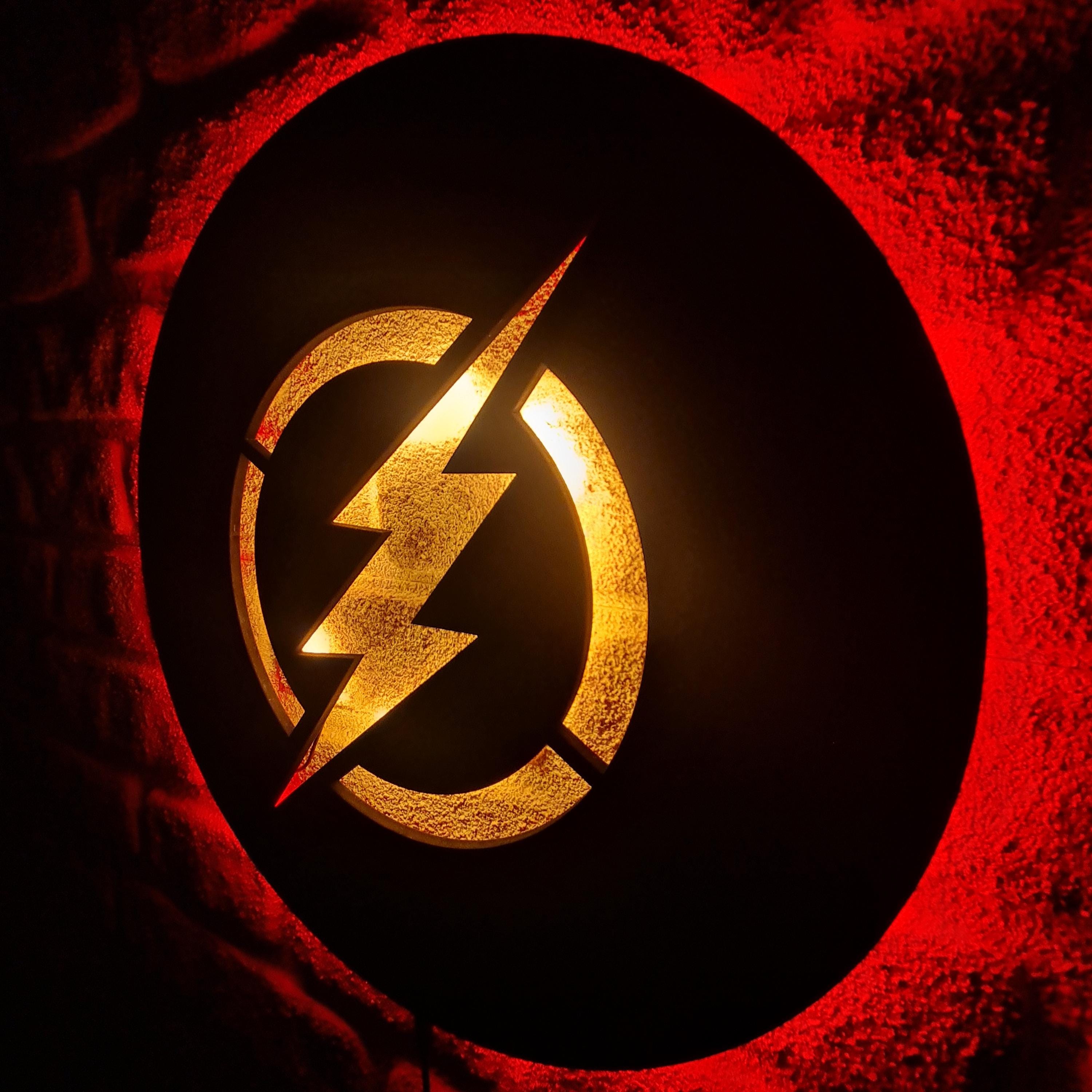 LED Lighted the Flash Sign, Stylish Wall Decor With Lights for Flash ...