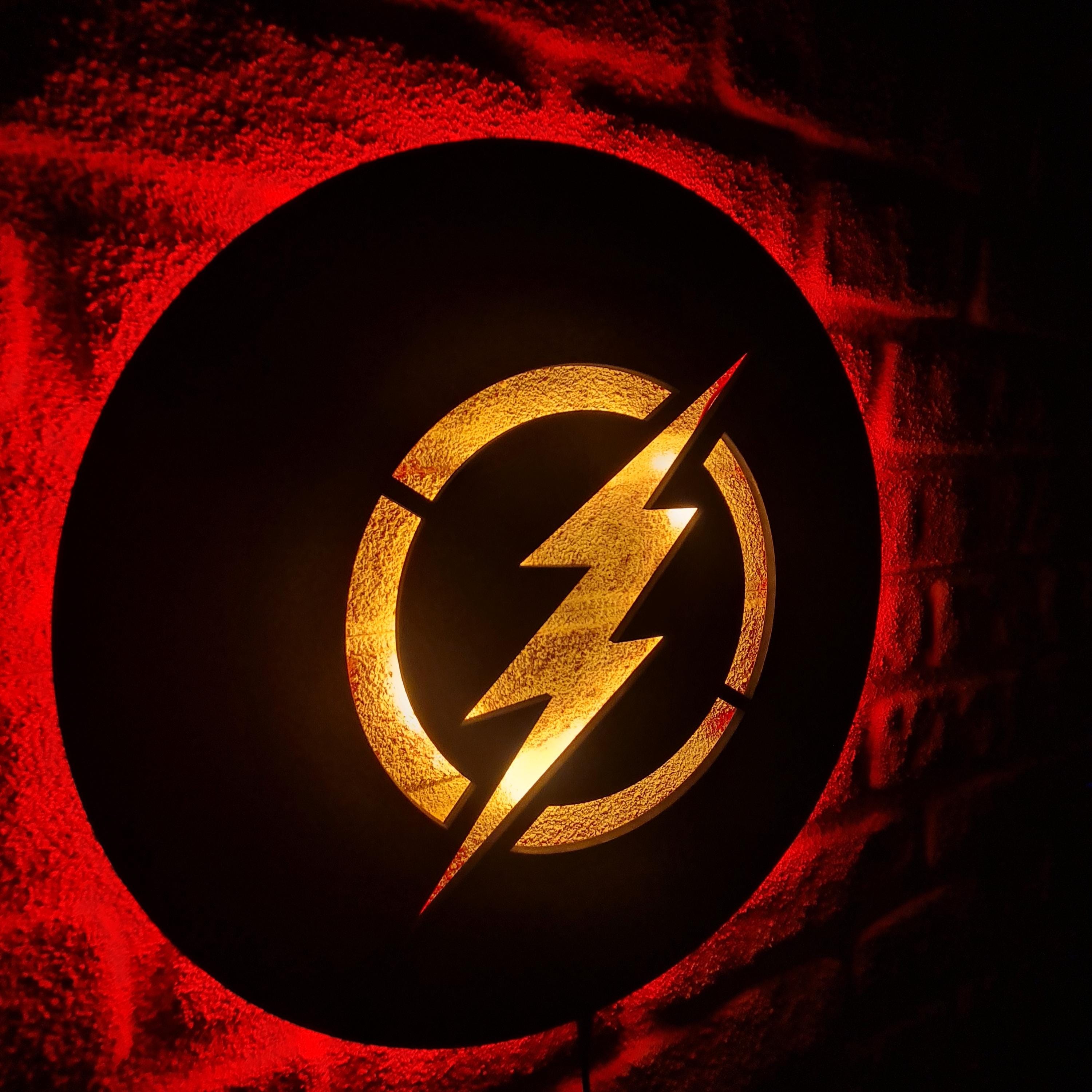 LED Lighted the Flash Sign, Stylish Wall Decor With Lights for Flash ...