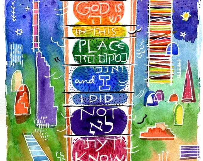 Jacob's Ladder Print - Etsy