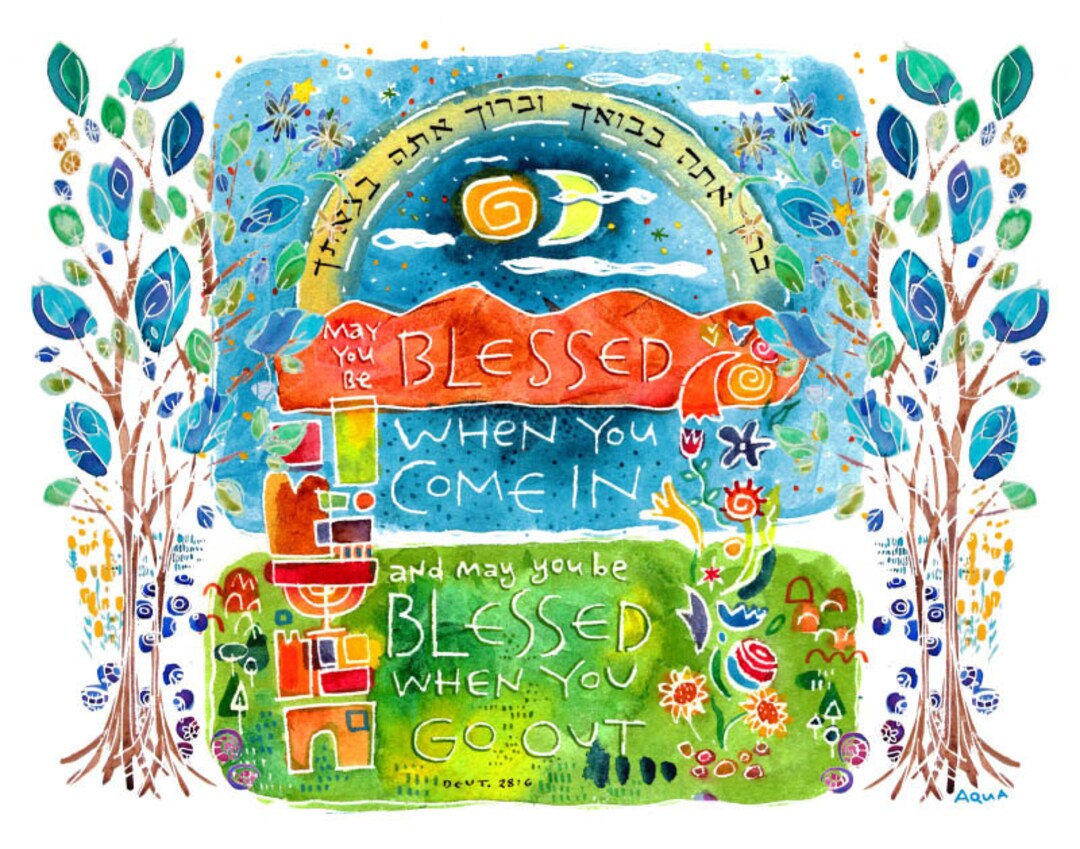 Horizontal House Blessing Print - Etsy
