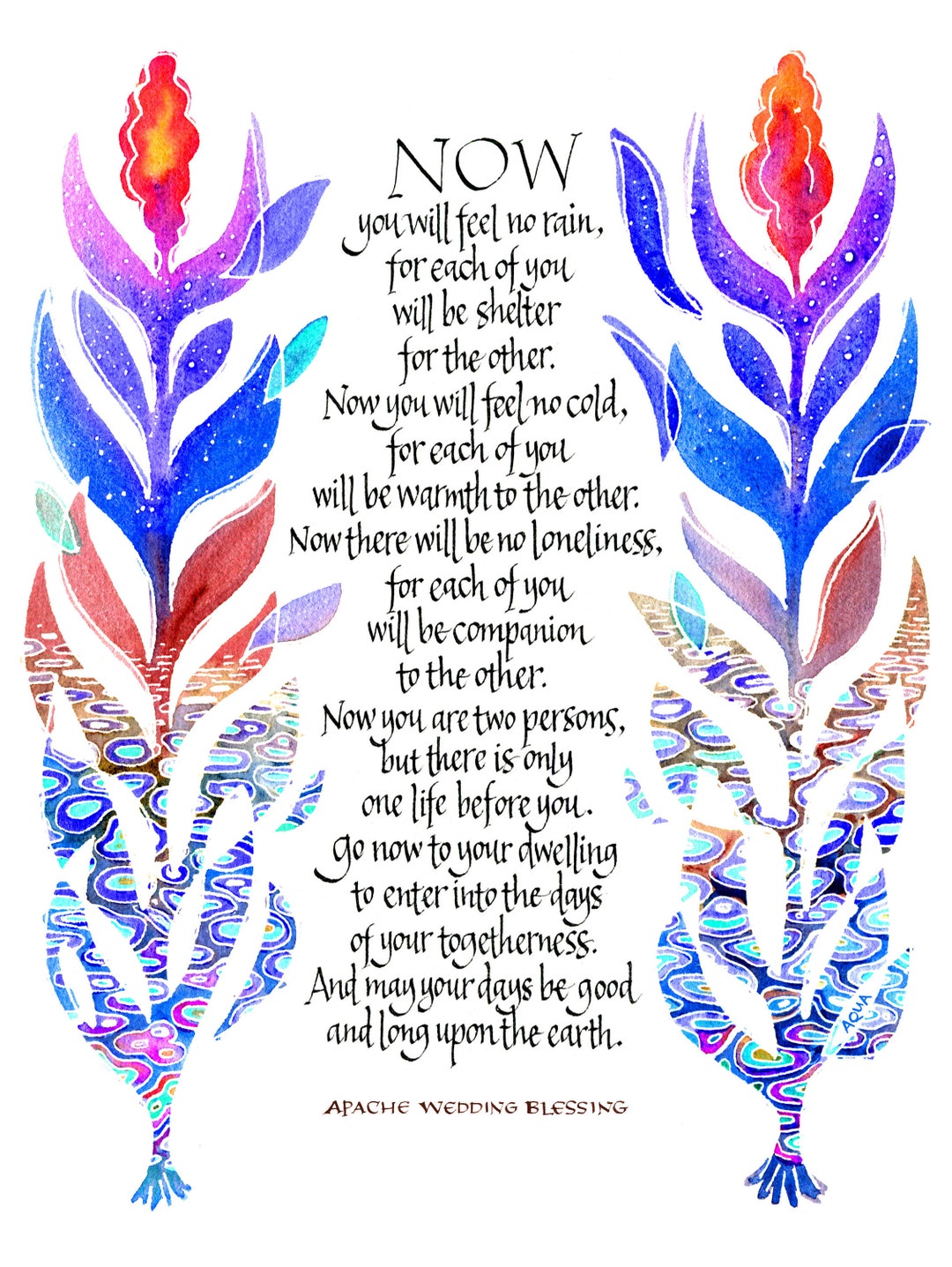 Apache Wedding Blessing - Etsy