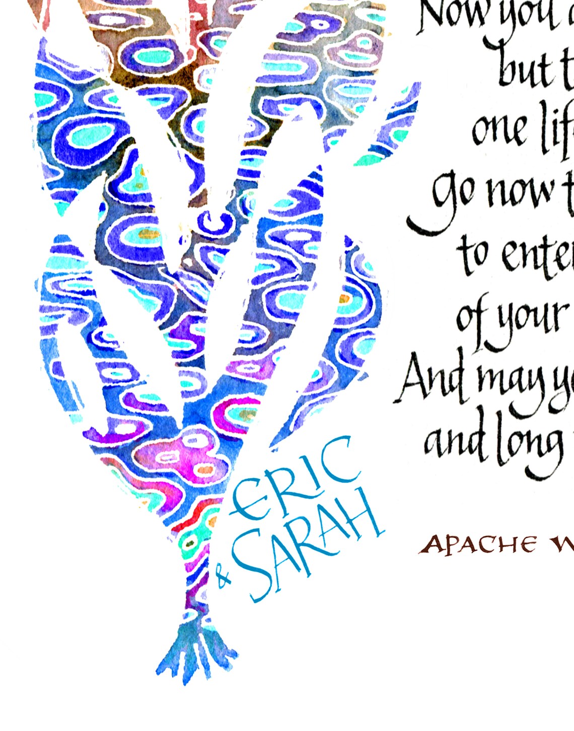 Apache Wedding Blessing - Etsy