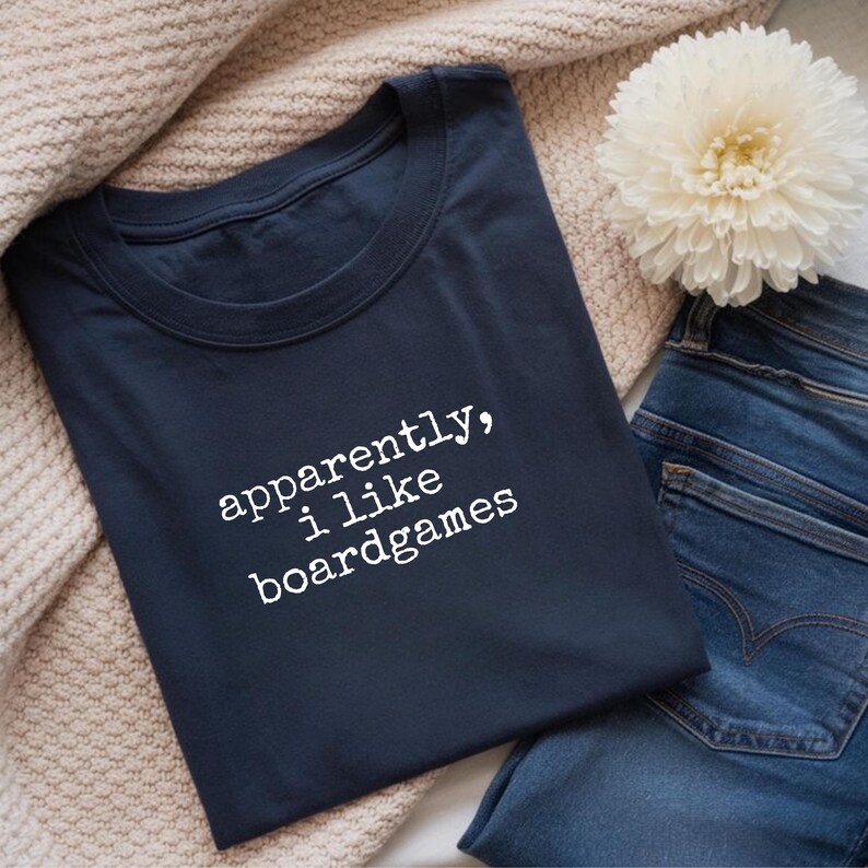 Comfort Colors® Apparently I Like Board Games Shirt Funny Gamer Shirt ...