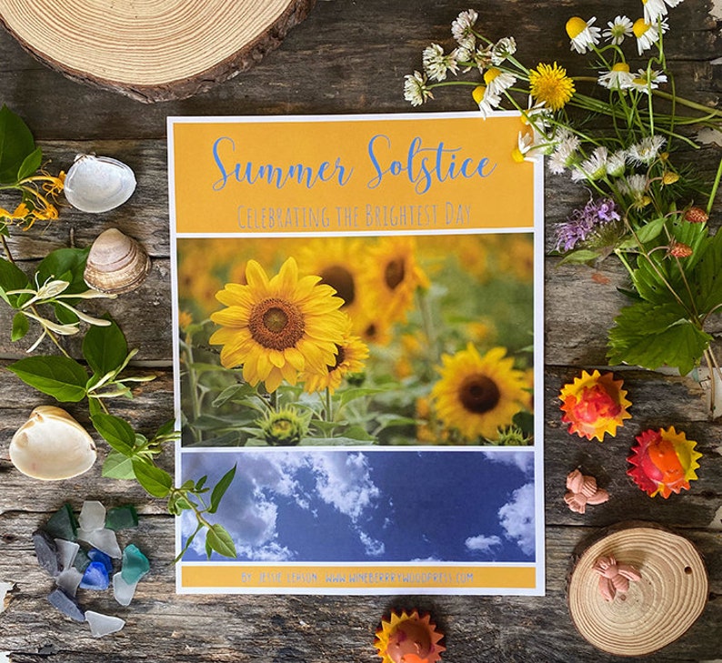 Summer Solstice Unit Study | Curriculum Bundle | Summer Nature Crafts ...