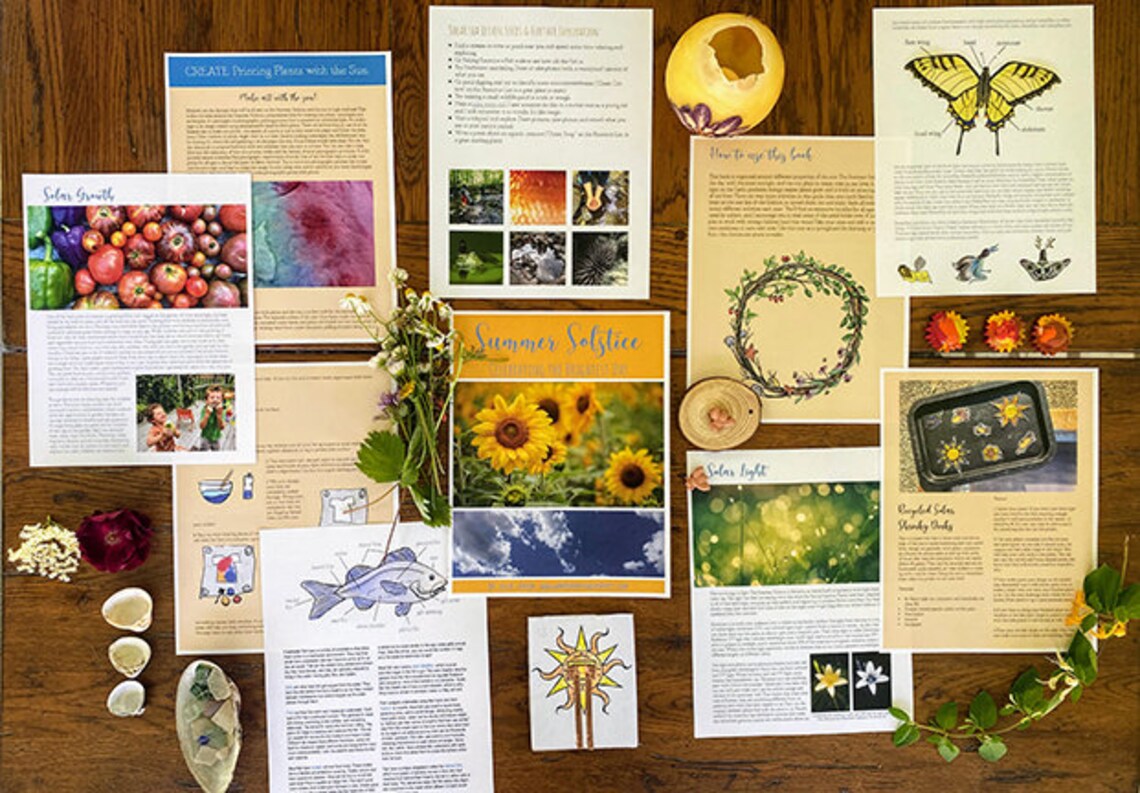 Summer Solstice Unit Study Curriculum Bundle Summer Nature Crafts ...