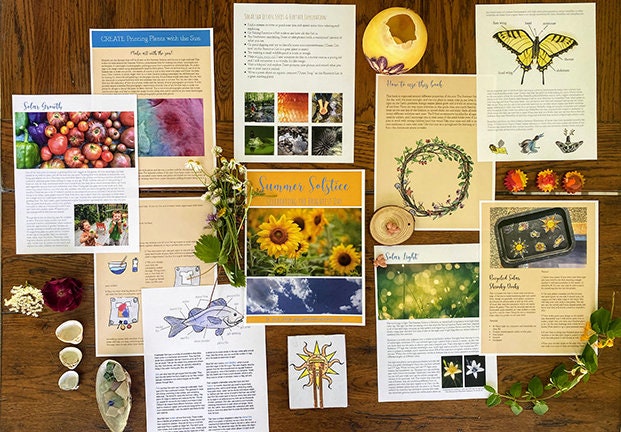 Summer Solstice Unit Study | Curriculum Bundle | Summer Nature Crafts ...