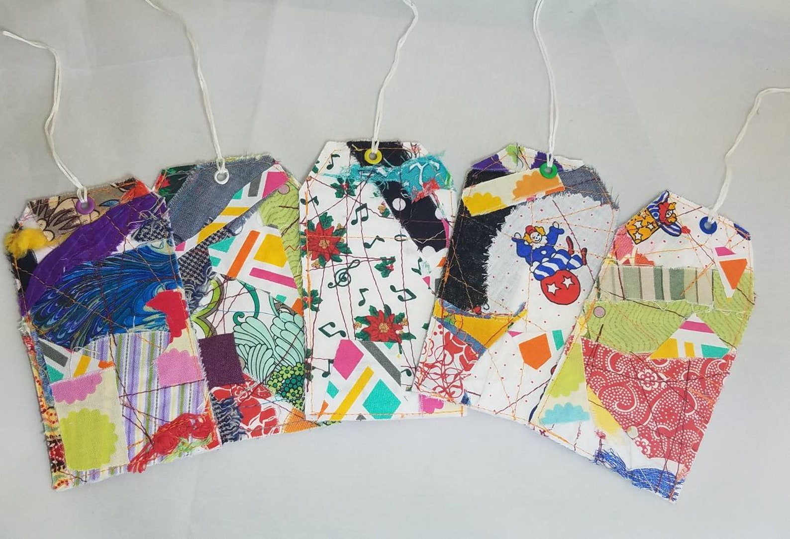 Fabric Bin Hang Tags Sewing Room Organizer Linen Closet - Etsy