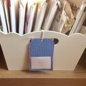 Fabric Bin Hang Tags, Sewing Room Organizer, Linen Closet Basket Labels ...