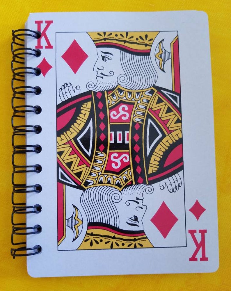 Playing Card Journal: Handmade Game Night Notebook - Etsy