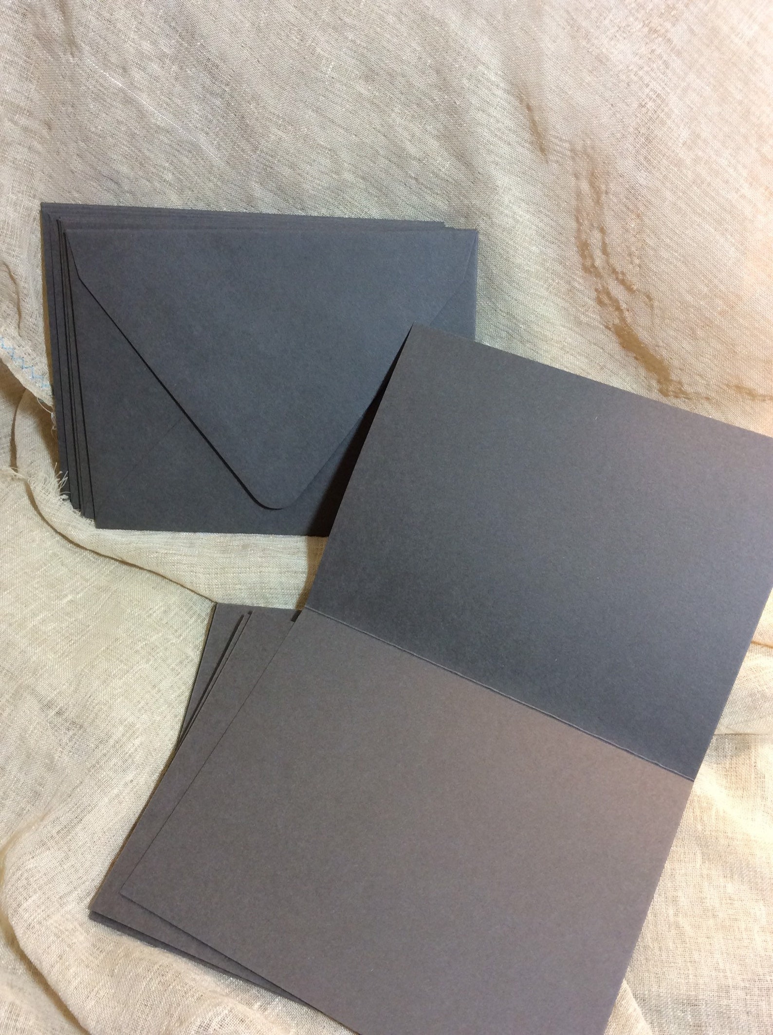 Small Notecard Set With Envelopes Set of 60 Dove Grey Blank - Etsy Hong ...