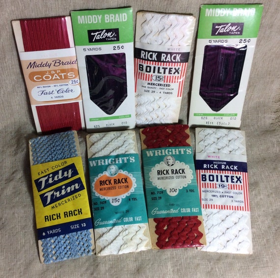 Sewing Lace & Trim Notions Unopened vintage Rick rack etna.com.pe