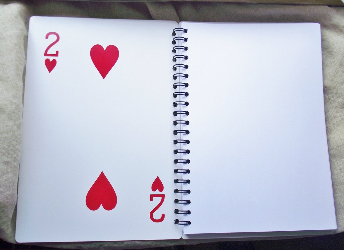 Playing Card Journal, Game Notebook, Score Keeper Pad, Poker Player ...