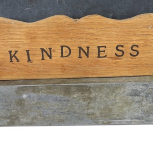 Vintage KINDNESS Wooden Sign, Wall Hanging, Rustic Decor, Country Home ...