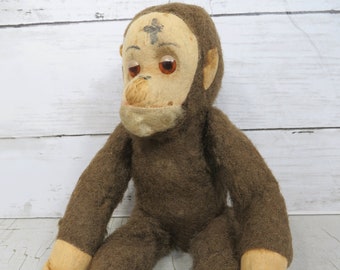 Vintage Stuffed Toy Monkeys - Etsy