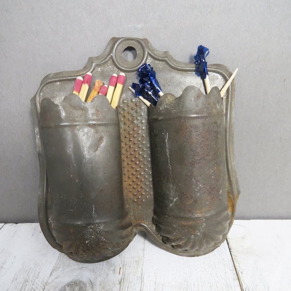 Tin Match Holder - Etsy