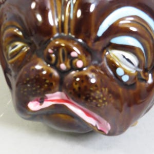 Vintage Bulldog Redware Pottery Teapot Lid & Wire Handle RELCO Japan - Etsy