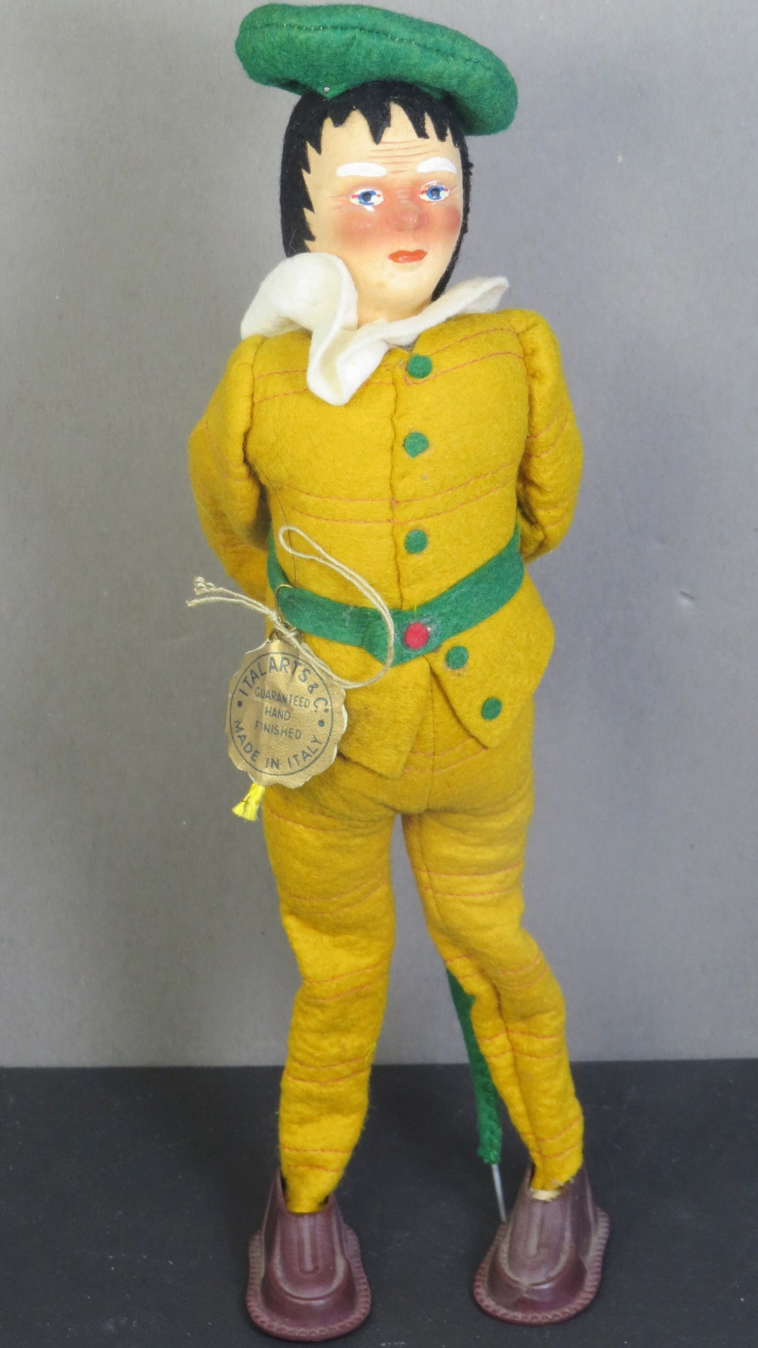 Vintage Italian Artist Made Doll Italarts & Co. Hand Painted Cloth Face ...