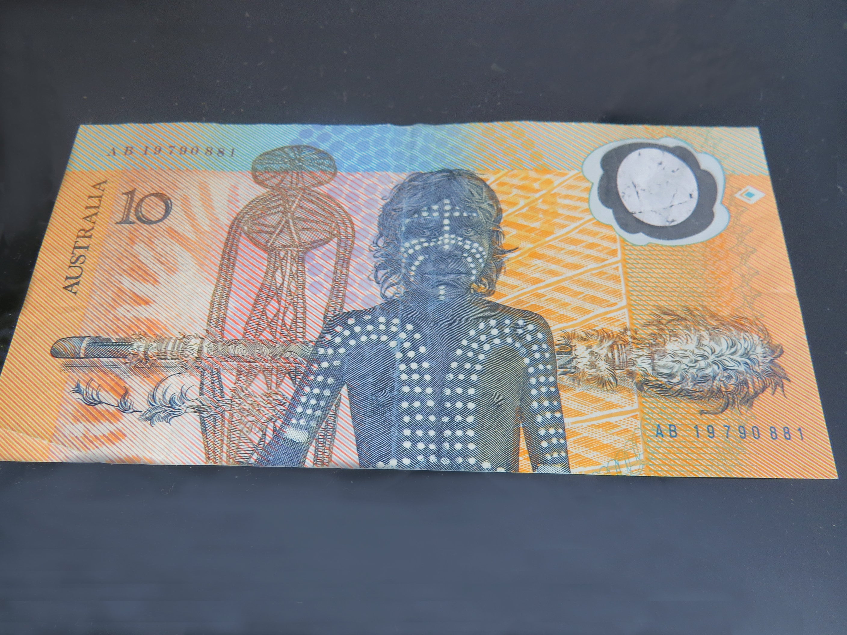 Vintage Australian 10-dollar Commemorative Polymer Banknote Bicentenary ...