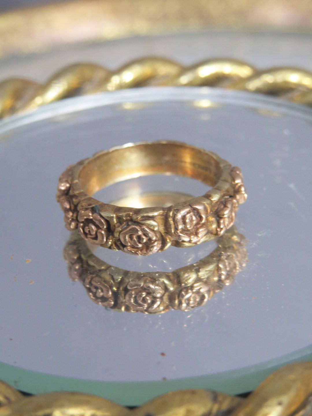 Vintage 14k Peonies Ring, Mastercraft, Size 6, Wedding, Engagement ...