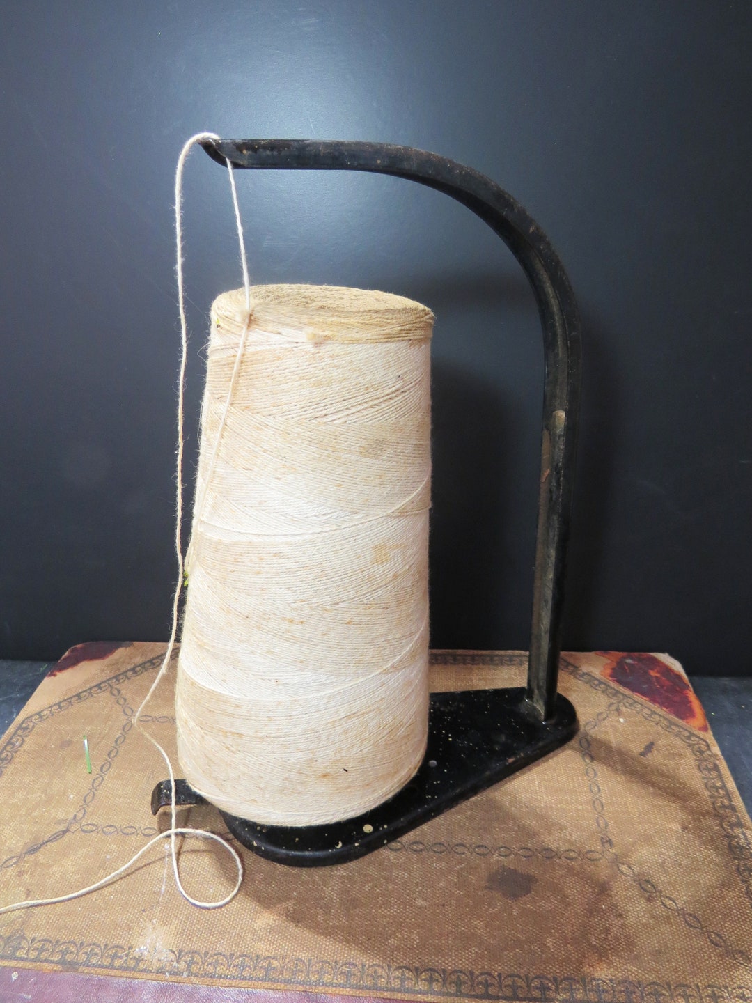 Vintage Metal String Holder Dispenser With String Primitive - Etsy