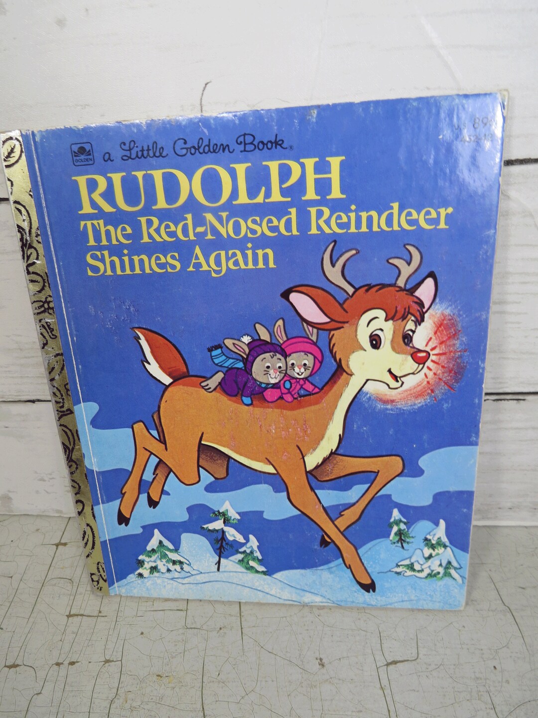 Rudolph Red Nosed Reindeer Shines Again, Little Golden Book, Children's ...