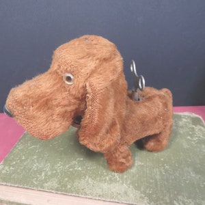 Vintage Wind up Toy Dog Cocker Spaniel Original Key Walks Slowly Fuzzy ...