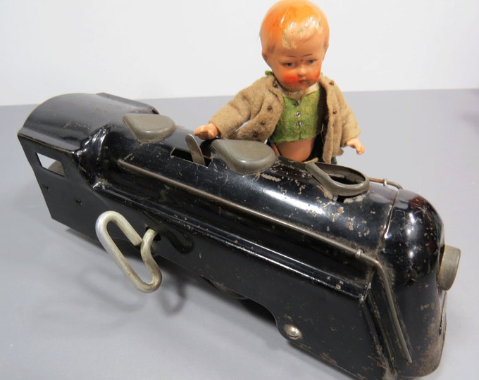 Vintage Marx Locomotive Train Engine Toy, WINDUP, New York Central Line ...