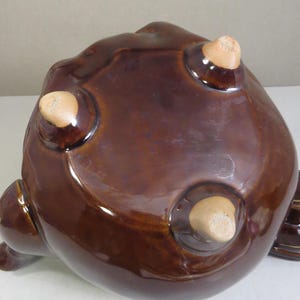 Vintage Bulldog Redware Pottery Teapot Lid & Wire Handle RELCO Japan - Etsy