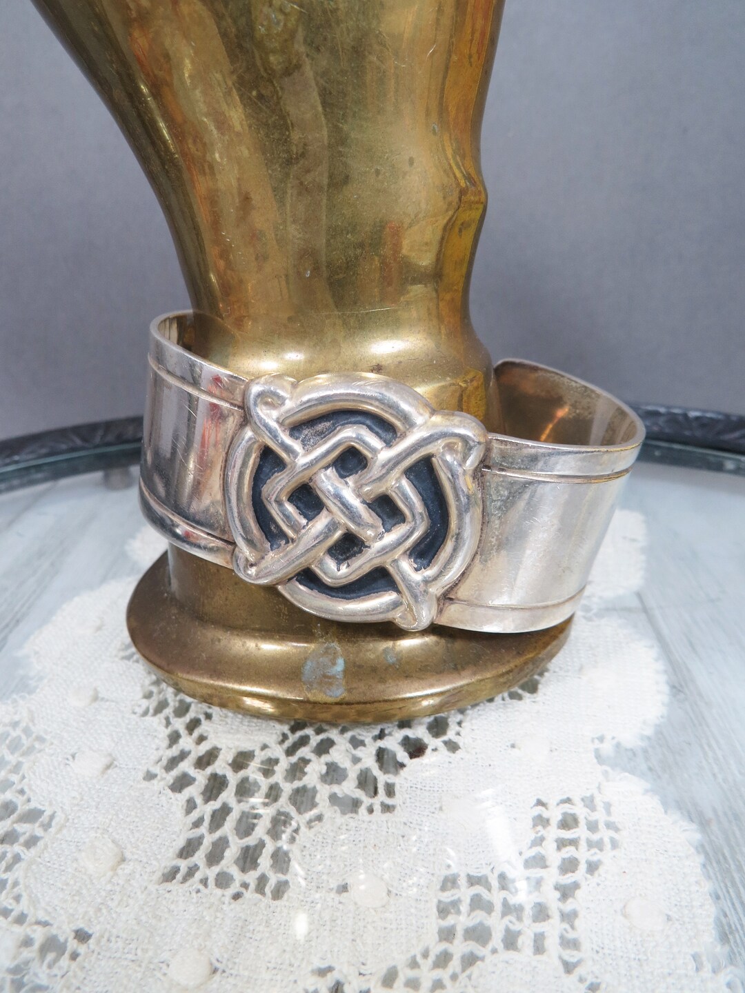 Vintage Sterling Silver Cuff Bracelet, Brenda Schoenfeld, Unisex ...