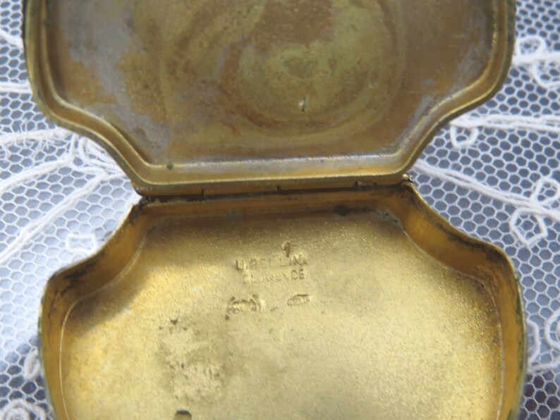 Guilloche Enamel & Silver Trinket Pill Box Bellini Florence | Etsy