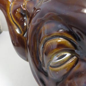 Vintage Bulldog Redware Pottery Teapot Lid & Wire Handle RELCO Japan - Etsy