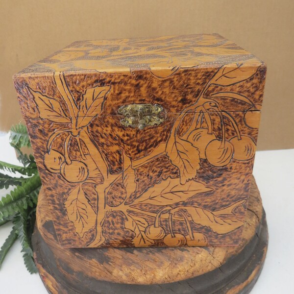 Pyrography Box - Etsy