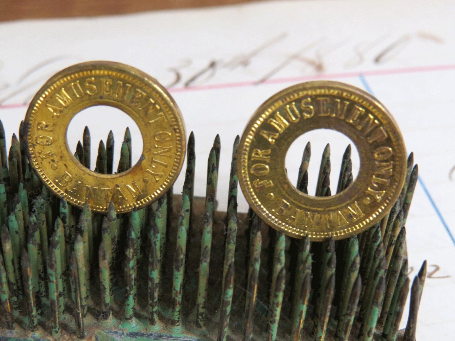 Vintage Brass Tokens Arcade Amusement Set of 20 Bantam Slot - Etsy