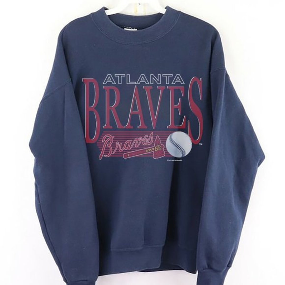 Vintage 90s MLB Atlanta Braves Sweatshirt, Retro Baseball Shirt for ...