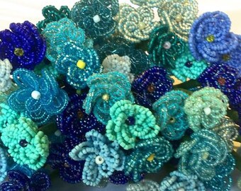 Beaded flower | Etsy