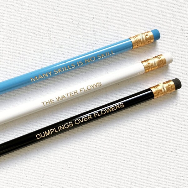 Slogan Pencils - Etsy
